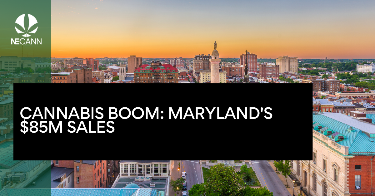 Cannabis Boom: Maryland's $85M Sales! | NECANN
