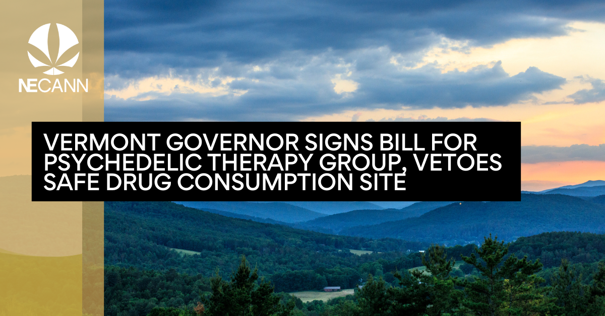 VT Governor Signs Bill for Psychedelic Therapy Group| NECANN
