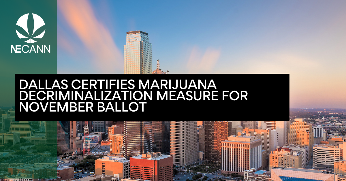 Dallas Marijuana Decriminalization for Ballot | NECANN