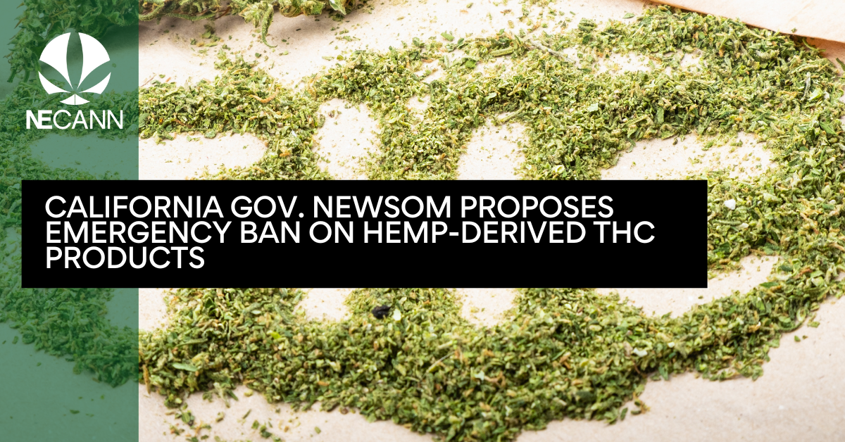 Gov. Newsom Proposes Emergency Ban Hemp-Derived THC | NECANN